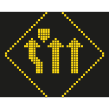 PMV-3 Déviation de voie